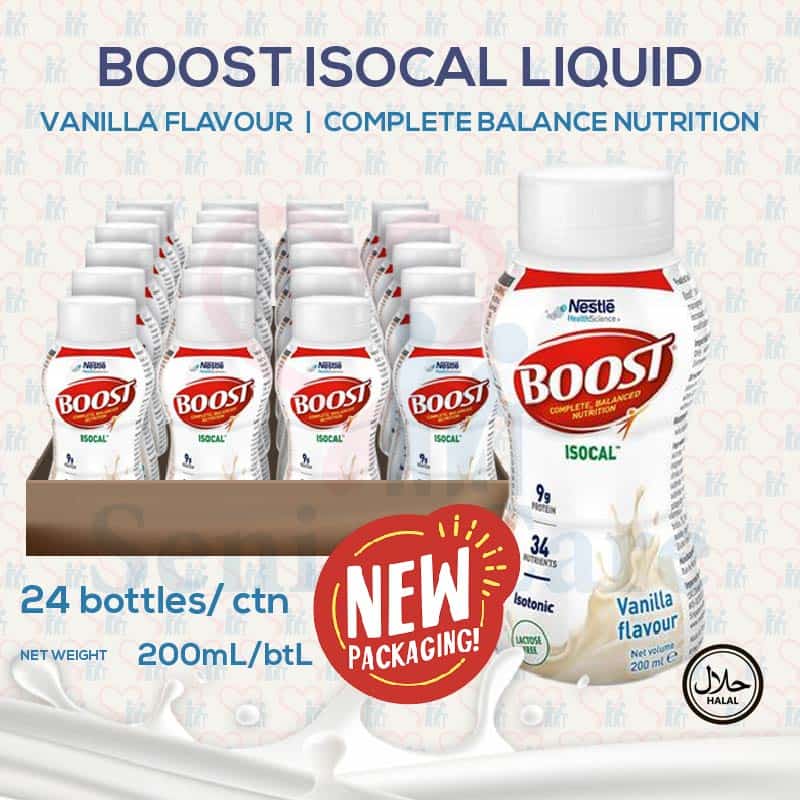 Nestle Boost Isocal Liquid Milk Carton of 24 Balanced Diet