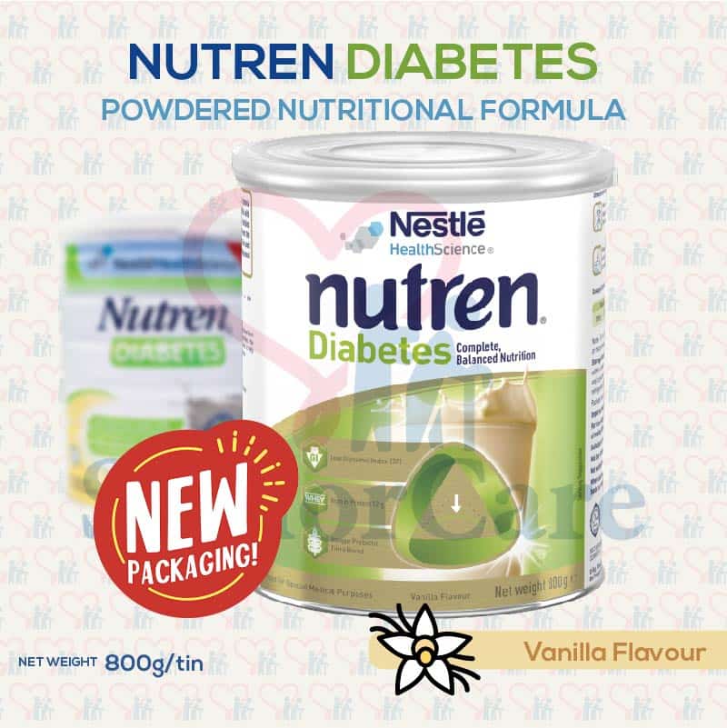 SeniorCare - Nestle Nutren Diabetic 800g - Vanilla - PURCHASE NOW!