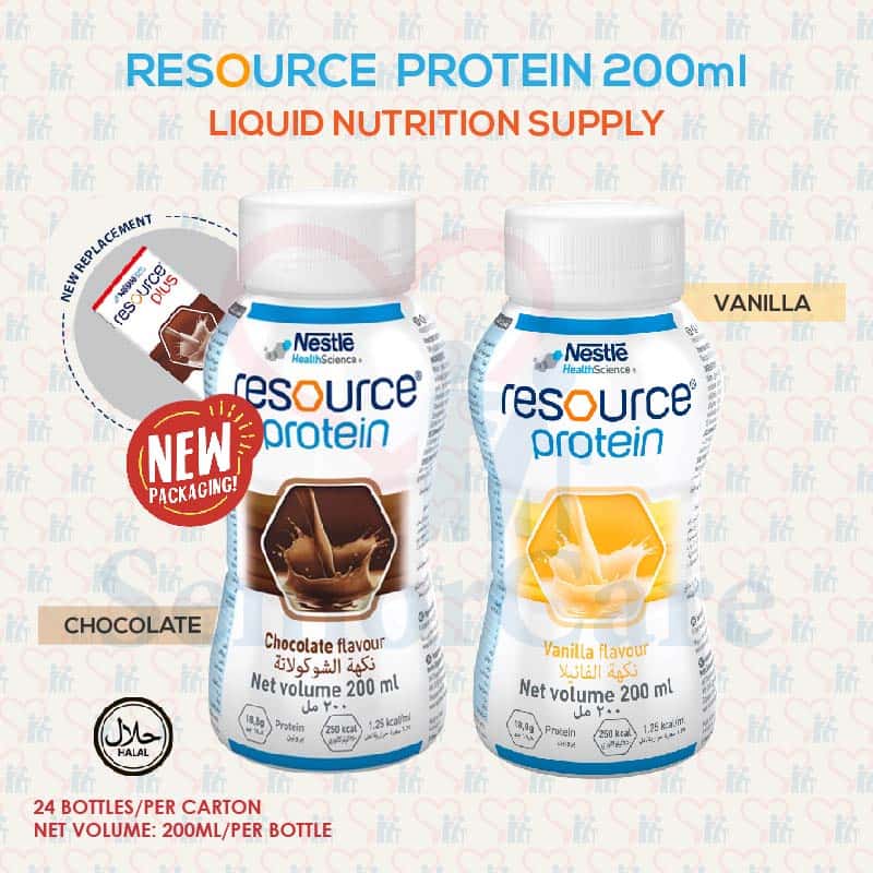 NESTLE Resource Protein for Resource Plus Vanilla Chocolate Nutritional ...