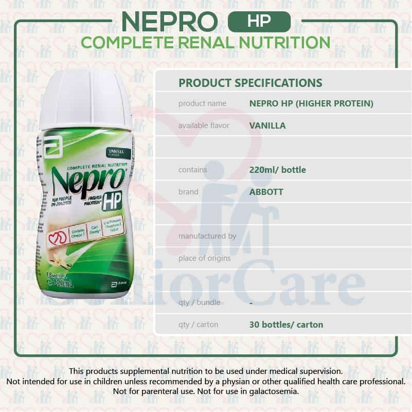 SeniorCare - Abbott Nepro HP High Protein Nepro LP Low Protein 220ml ...